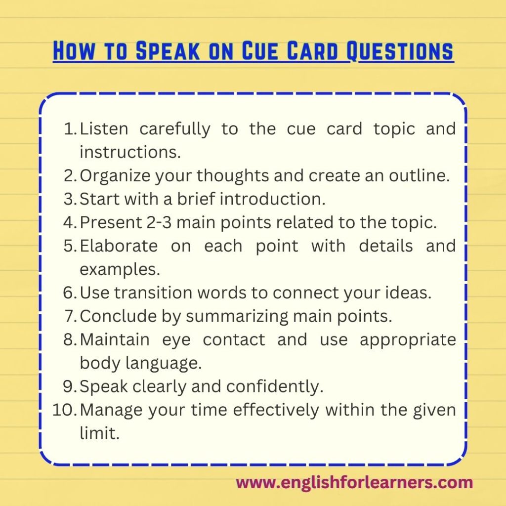 IELTS Speaking Test Questions | IELTS, TOEFL And General Speaking